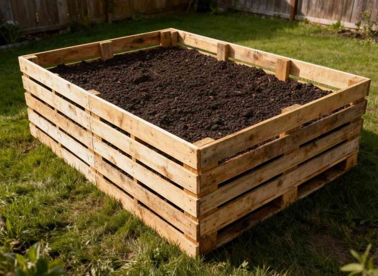 How to Build a Raised Garden Bed with Pallets? - Homestead Gardener