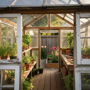 How to Make a Greenhouse from Old Windows - DIY Ideas - Homestead Gardener