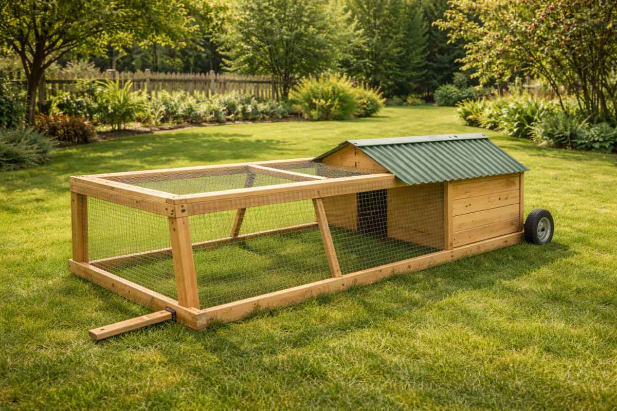 19 DIY Movable Chicken Coop Plans - Homestead Gardener