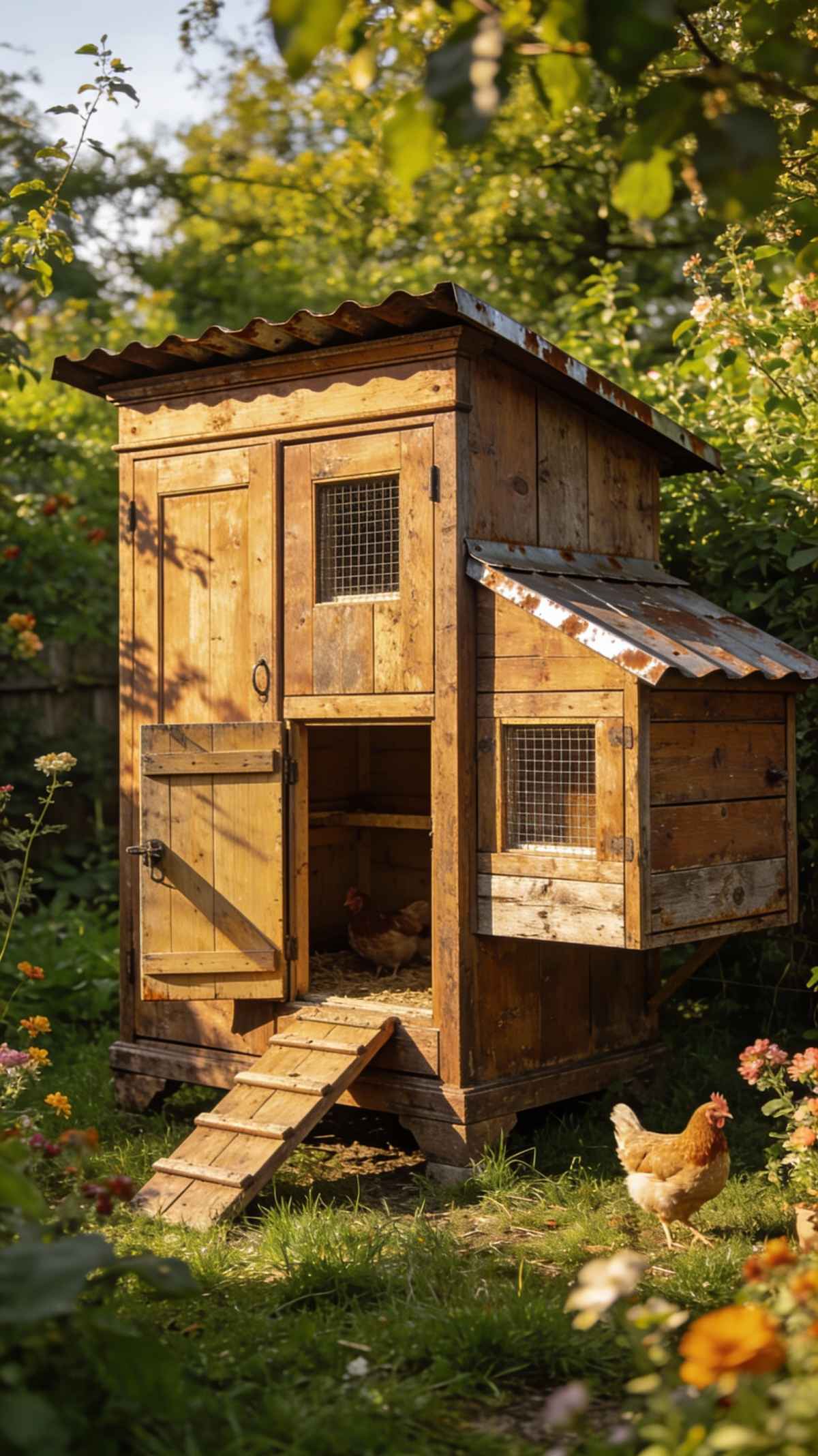 How to Make a Cheap Chicken Coop - 9 DIY Ideas - Homestead Gardener