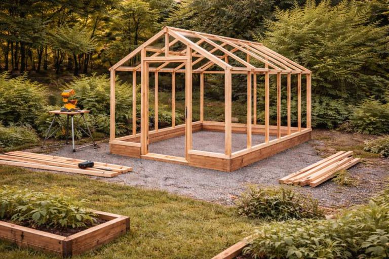 DIY Wood Frame Greenhouse Plans - Homestead Gardener