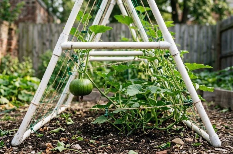 13 Pumpkin Trellis Ideas for Creative Vertical Gardening - Homestead ...