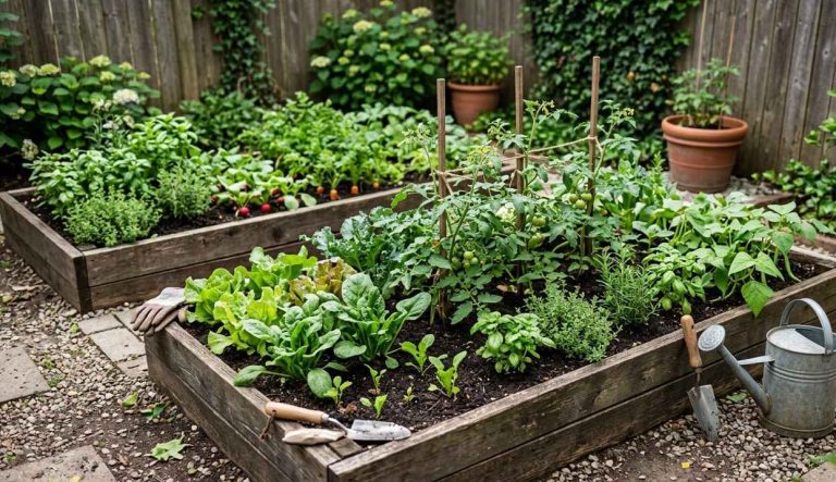 17 Creative Small Backyard Vegetable Garden Ideas - Homestead Gardener