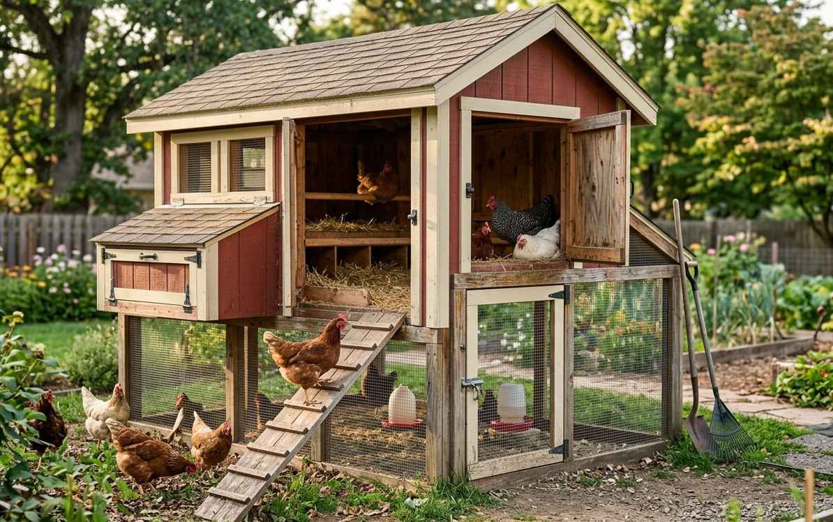 23 Large Chicken Coop Ideas to Upgrade Your Flock Space - Homestead ...