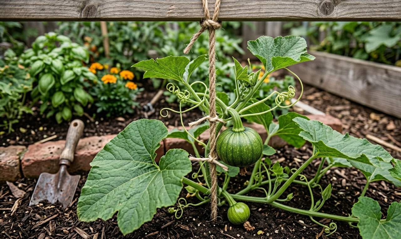 13 Pumpkin Trellis Ideas for Creative Vertical Gardening - Homestead ...